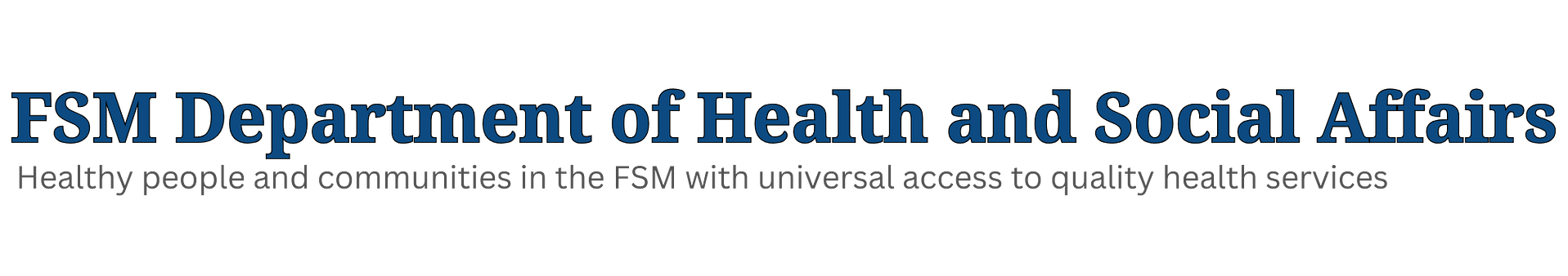 FSM Surveillance – FSM Department of Health and Social Affairs